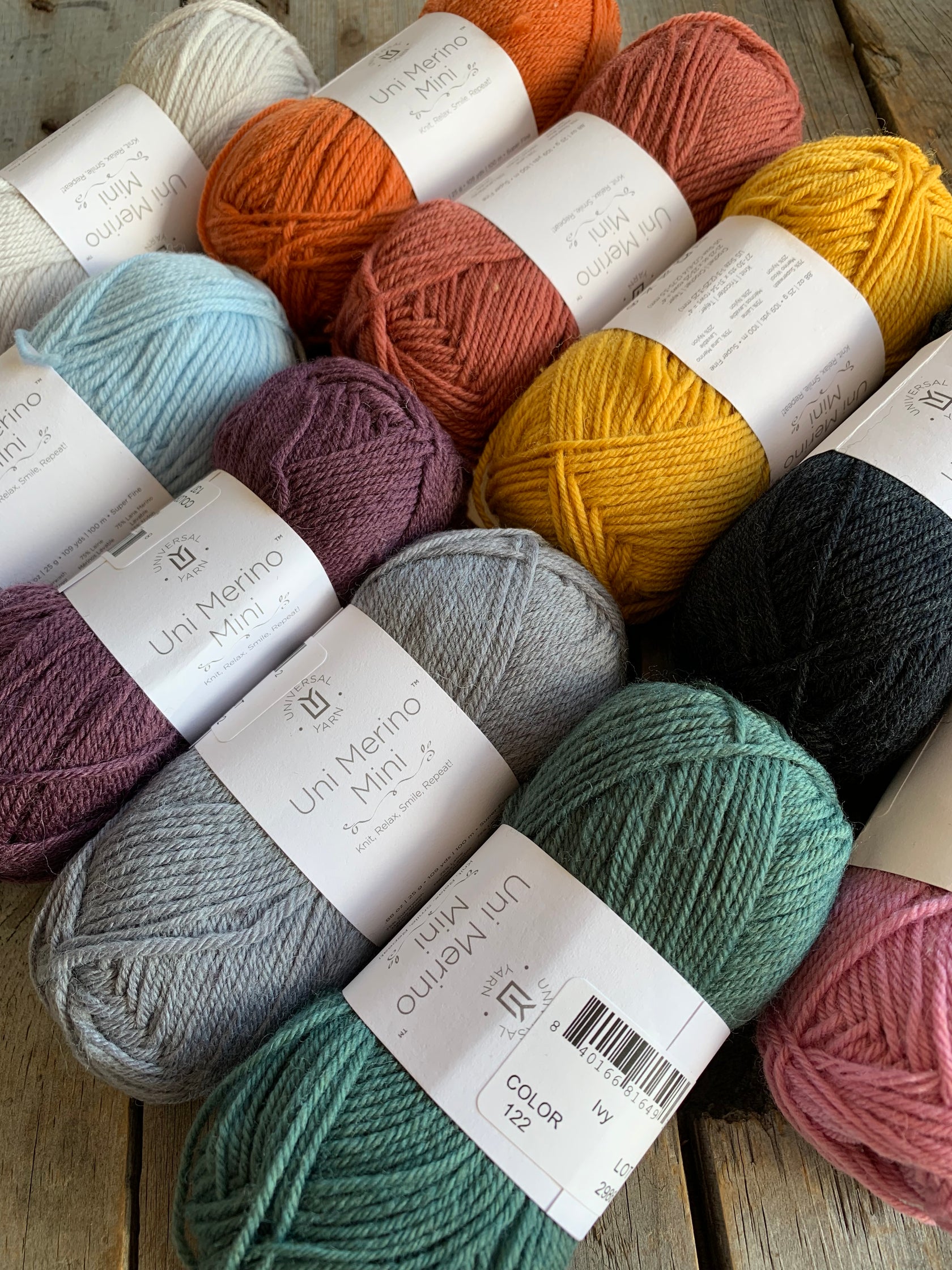 Uni merino mini - Universal Yarn – Tricot-Thé Serré